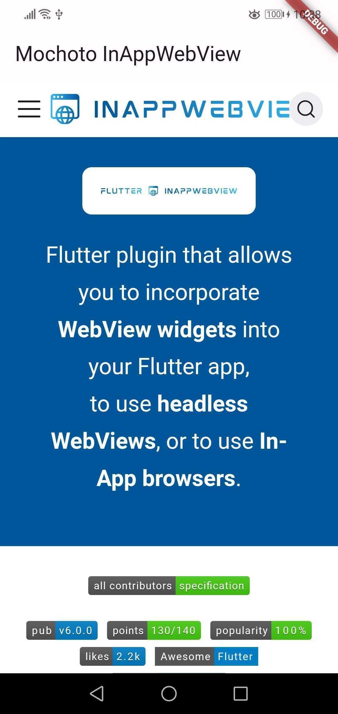 [Flutter]flutter_inappwebviewでWebview表示する | mochoto